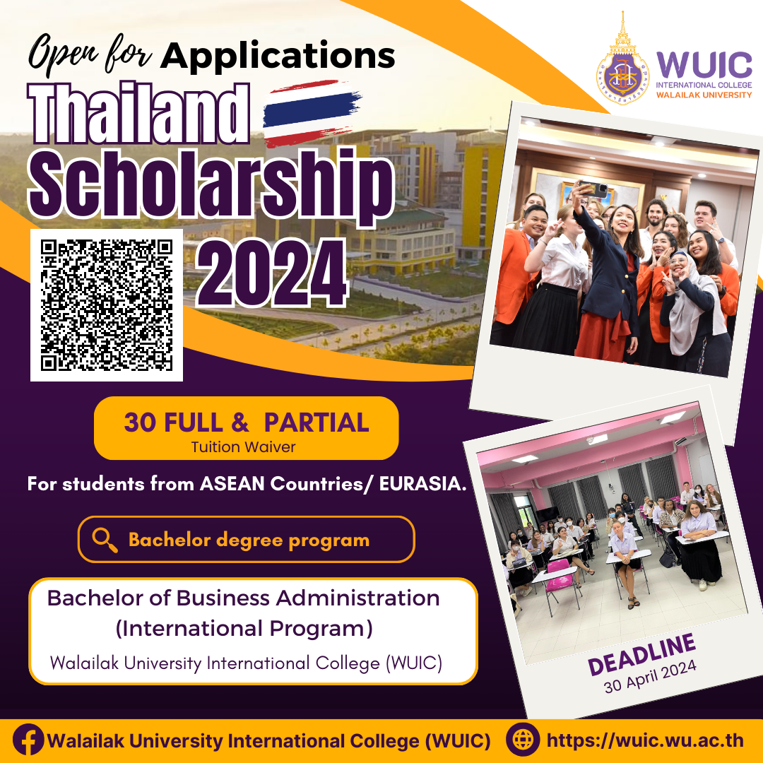Announcement of Walailak University Subject : WUIC Undergraduate ...
