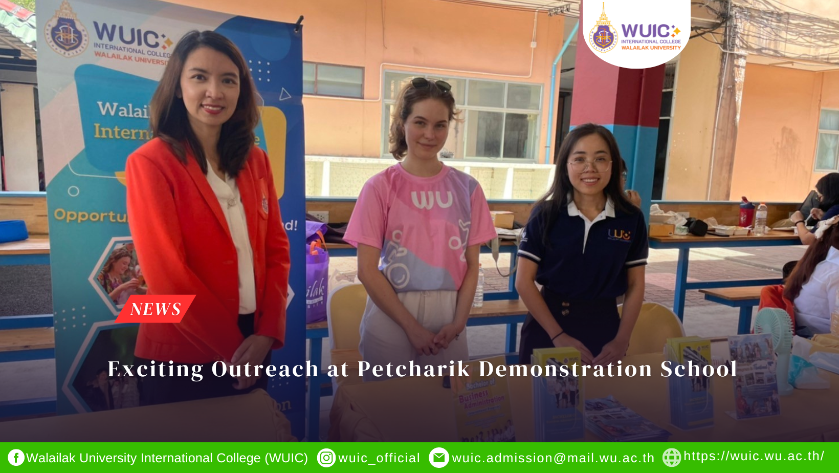 Exciting Outreach at Petcharik Demonstration School