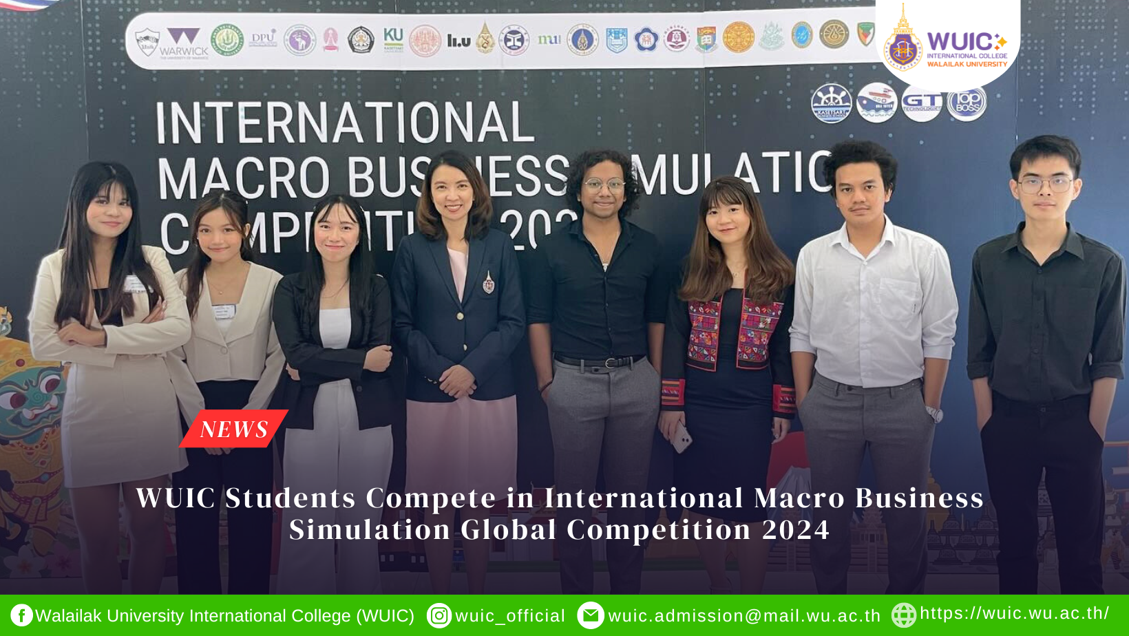 WUIC Students Compete in International Macro Business Simulation Global Competition 2024